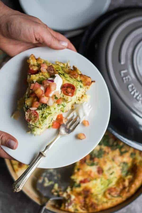 How to Make Impossible Quiche Pie - Reluctant Entertainer