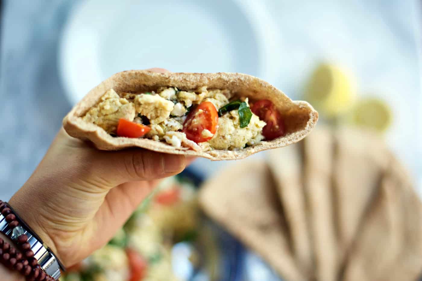 Greek Scrambled Egg Pockets Recipe - Reluctant Entertainer