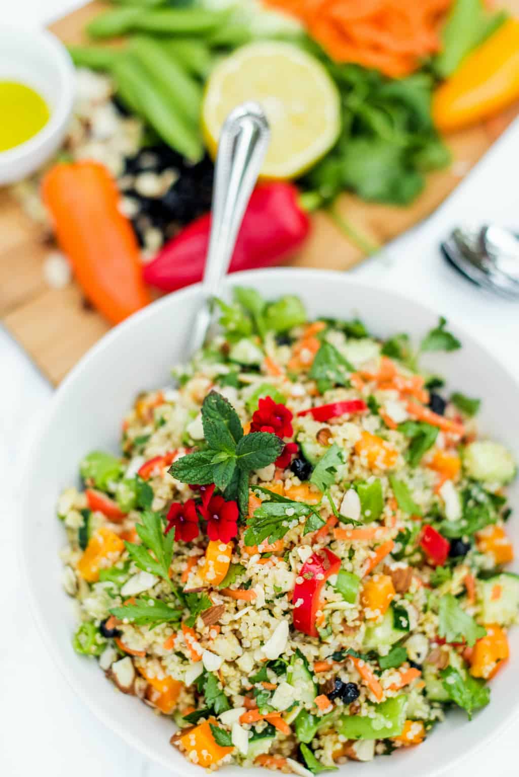 Quinoa and Currant Summer Salad Recipe - Reluctant Entertainer