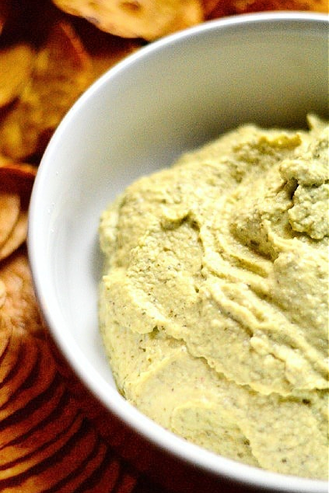 White Bean and Basil Hummus - Reluctant Entertainer