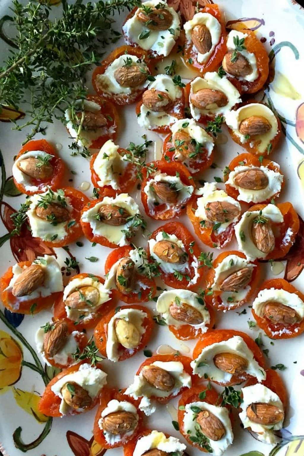 Easy Apricot Almond Appetizer - Reluctant Entertainer