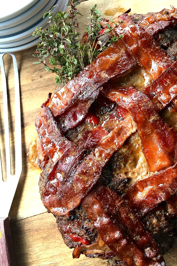 Bacon-Wrapped Meat Loaf Recipe