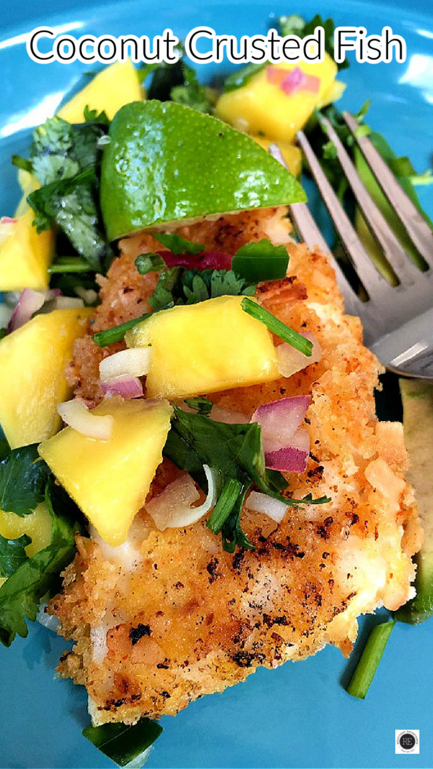 Coconut Crusted Fish - Reluctant Entertainer