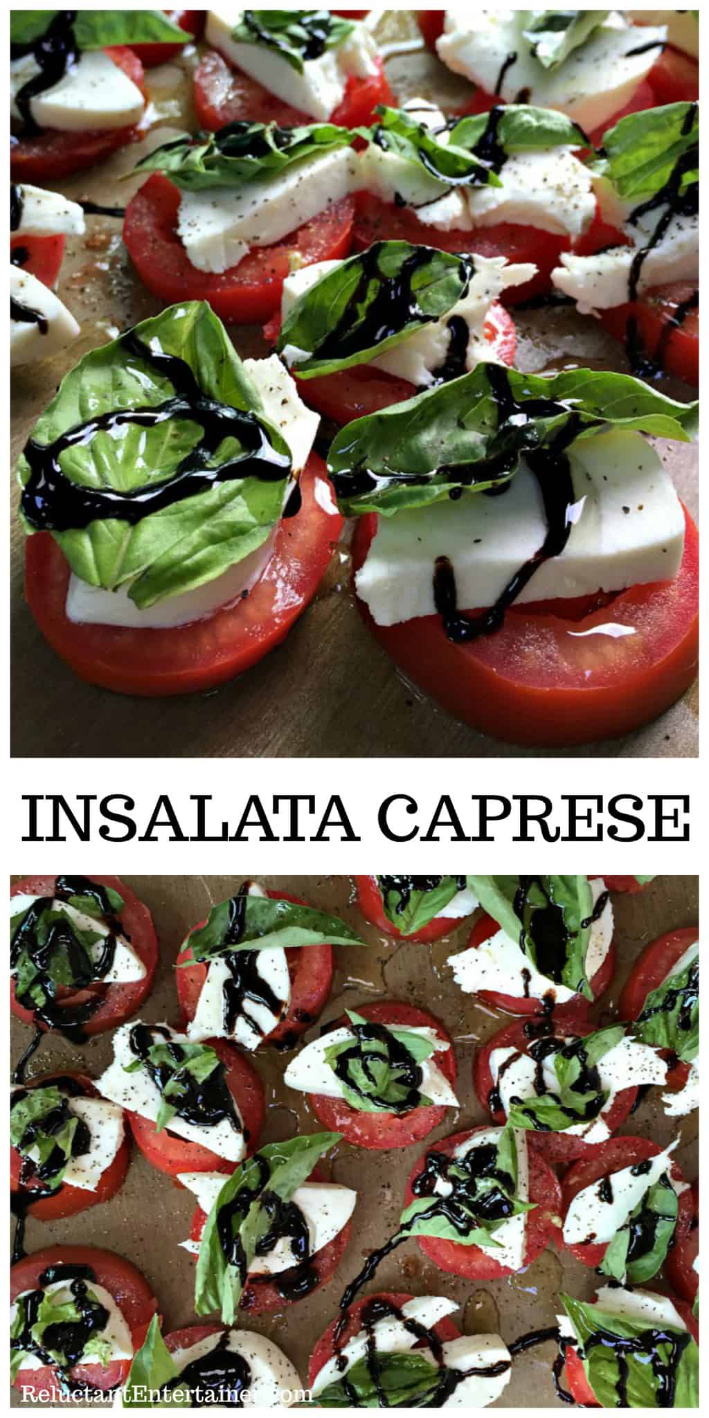 Summertime Insalata Caprese Recipe - Reluctant Entertainer