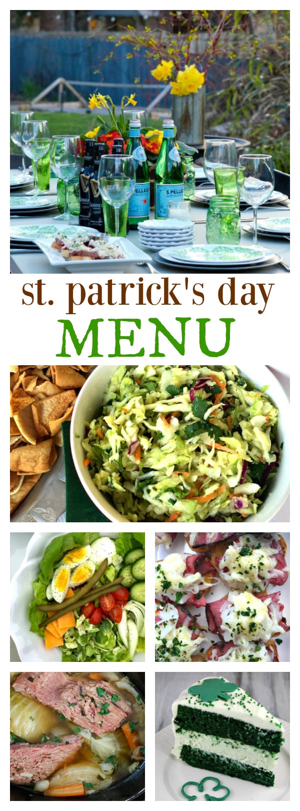 St Patrick s Day Menu Reluctant Entertainer