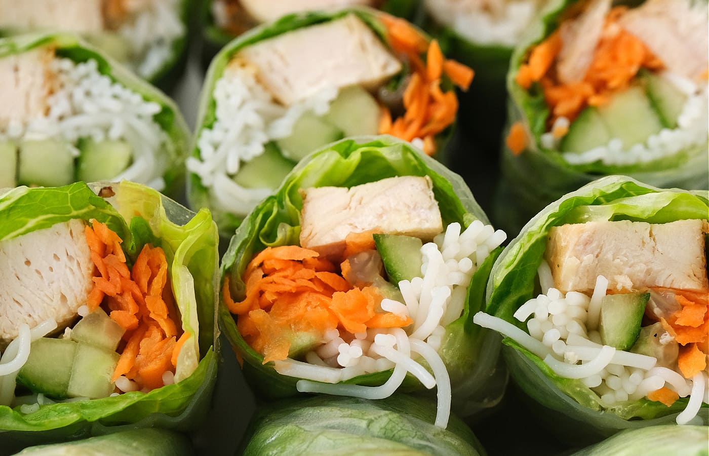 Fresh Summer Spring Rolls - Reluctant Entertainer