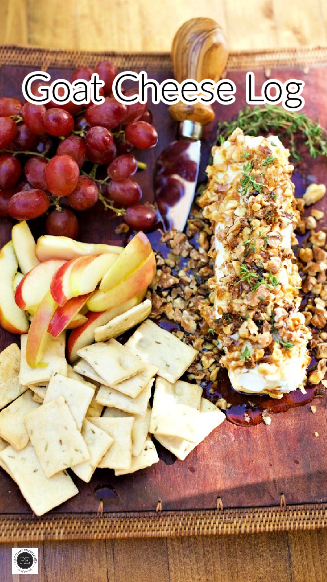 Goat Cheese Log - Reluctant Entertainer