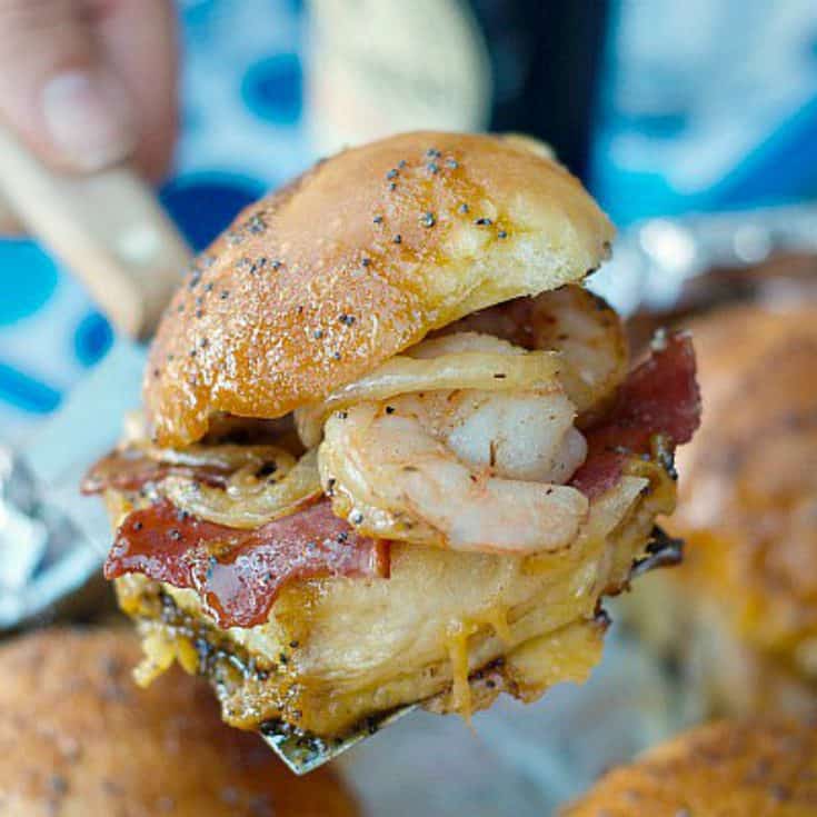 Best Shrimp Bacon Sliders - Reluctant Entertainer