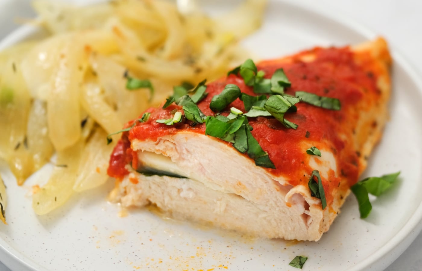 Mozzarella Chicken Bake - Reluctant Entertainer