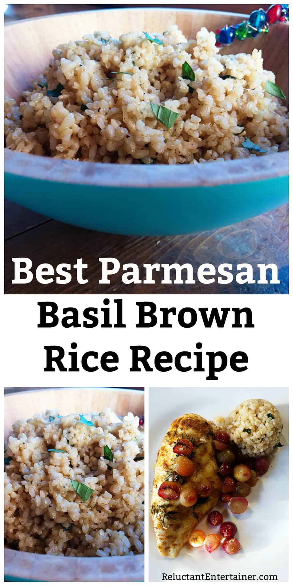 Best Parmesan Basil Brown Rice Recipe - Reluctant Entertainer