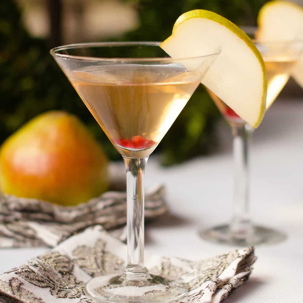 Best Pear Martini Cocktail Recipe - Reluctant Entertainer