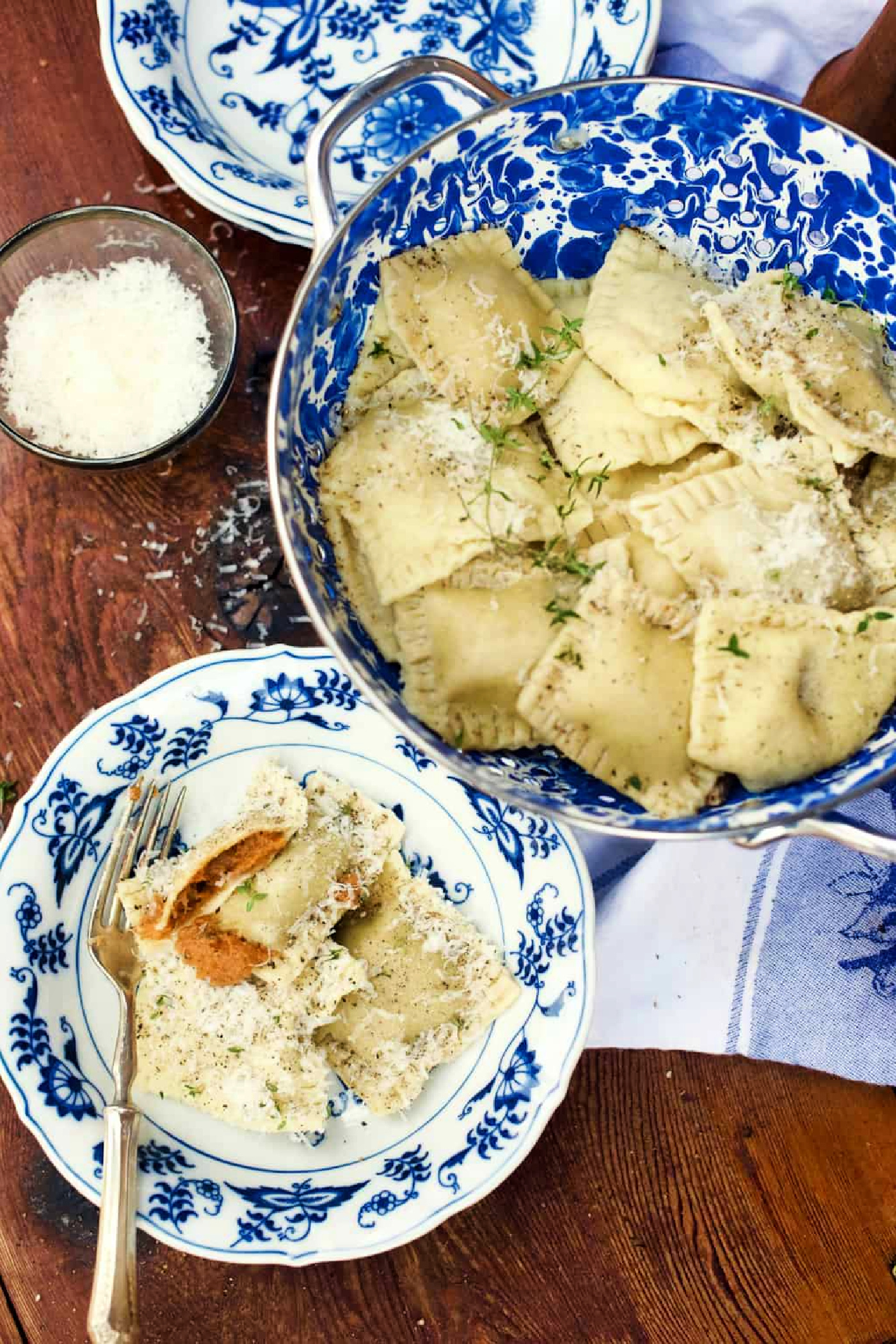 Sweet Potato Ravioli with Fig - Reluctant Entertainer
