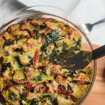 Easy Frittata Recipe with Pesto - Reluctant Entertainer