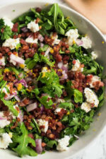 Pancetta Arugula Salad - Reluctant Entertainer