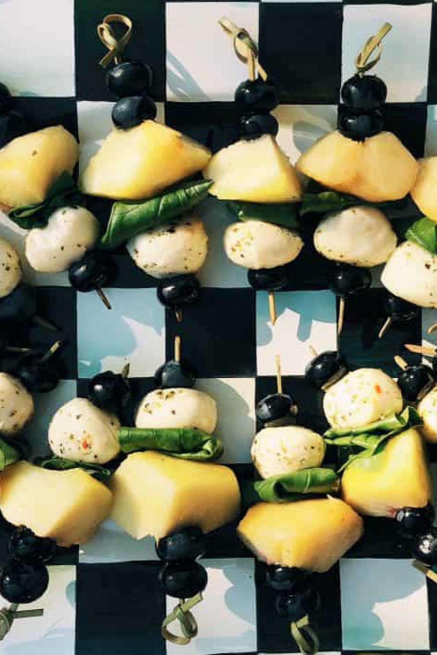 Peach Caprese Bites - Reluctant Entertainer