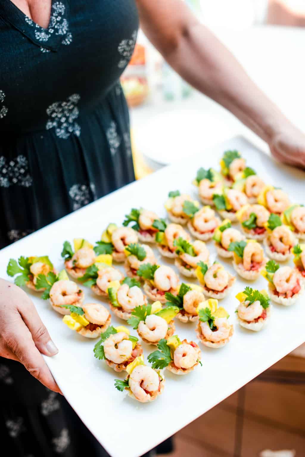 Shrimp Scampi Taco Bites - Reluctant Entertainer