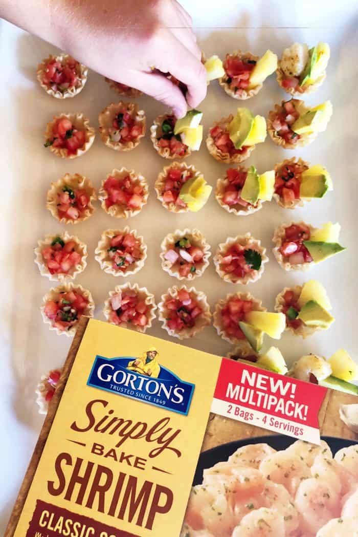Shrimp Scampi Taco Bites - Reluctant Entertainer