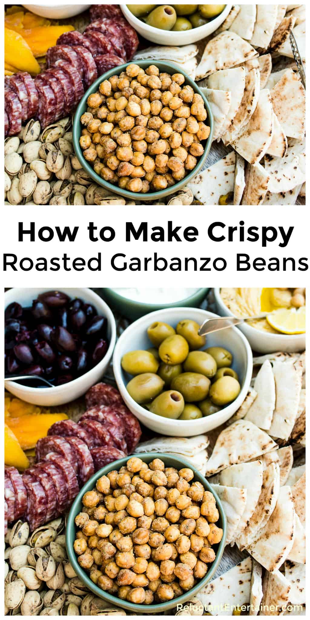 How to Make Crispy Roasted Garbanzo Beans - Reluctant Entertainer