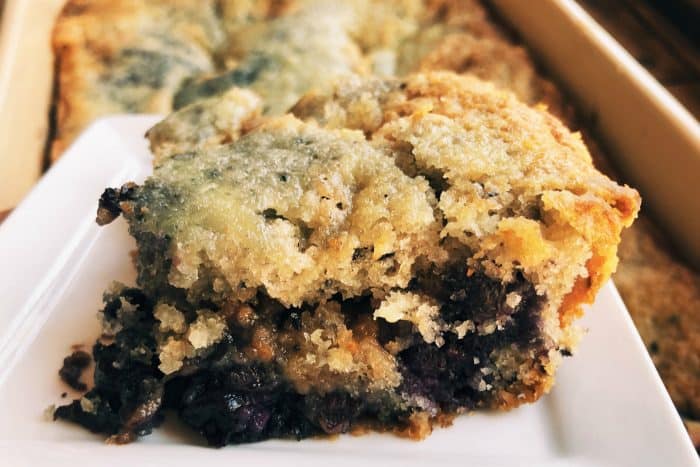 Newfoundland Blueberry Buckle Recipe - Reluctant Entertainer