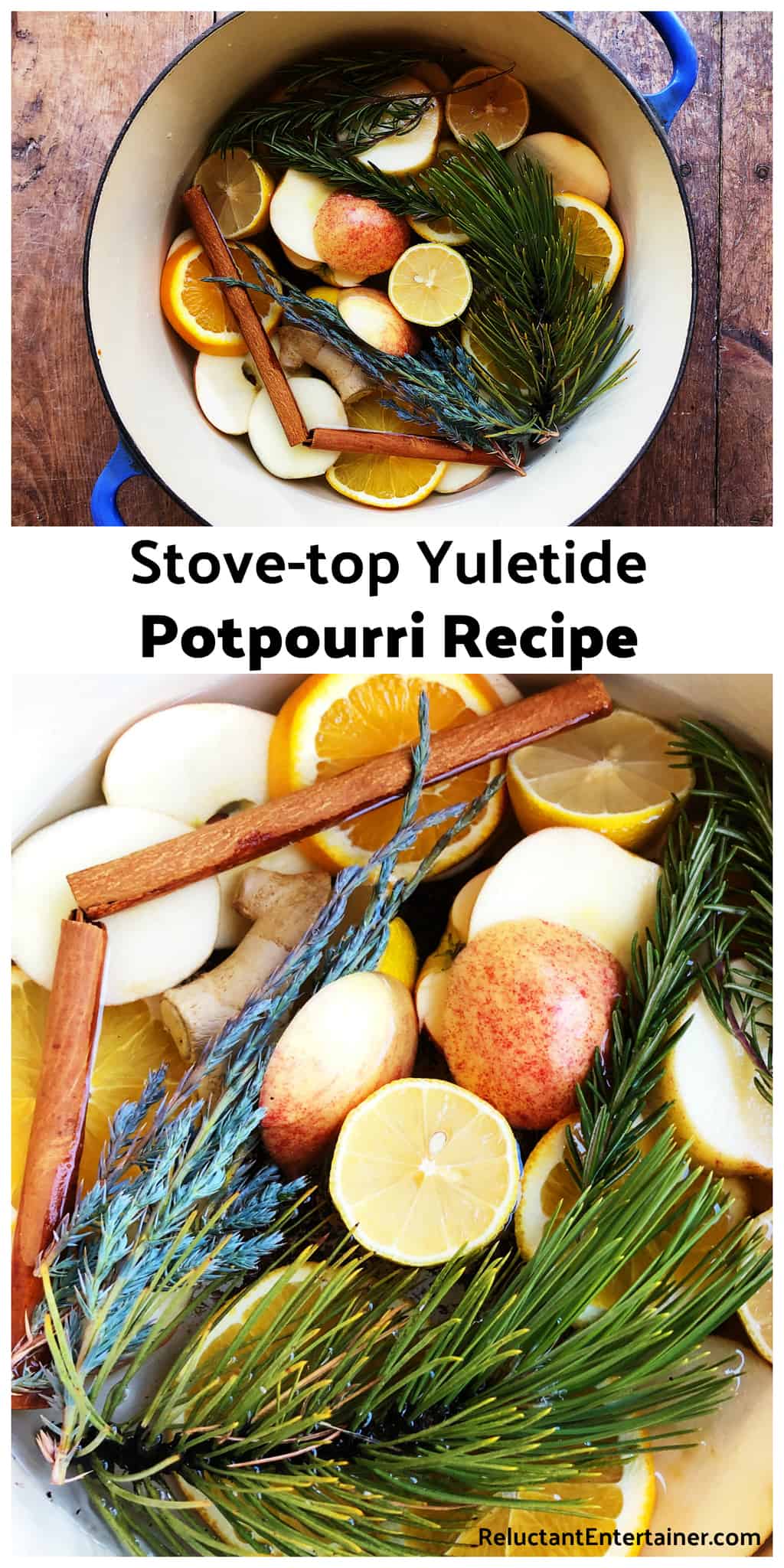 Stove-top Yuletide Potpourri Recipe - Reluctant Entertainer