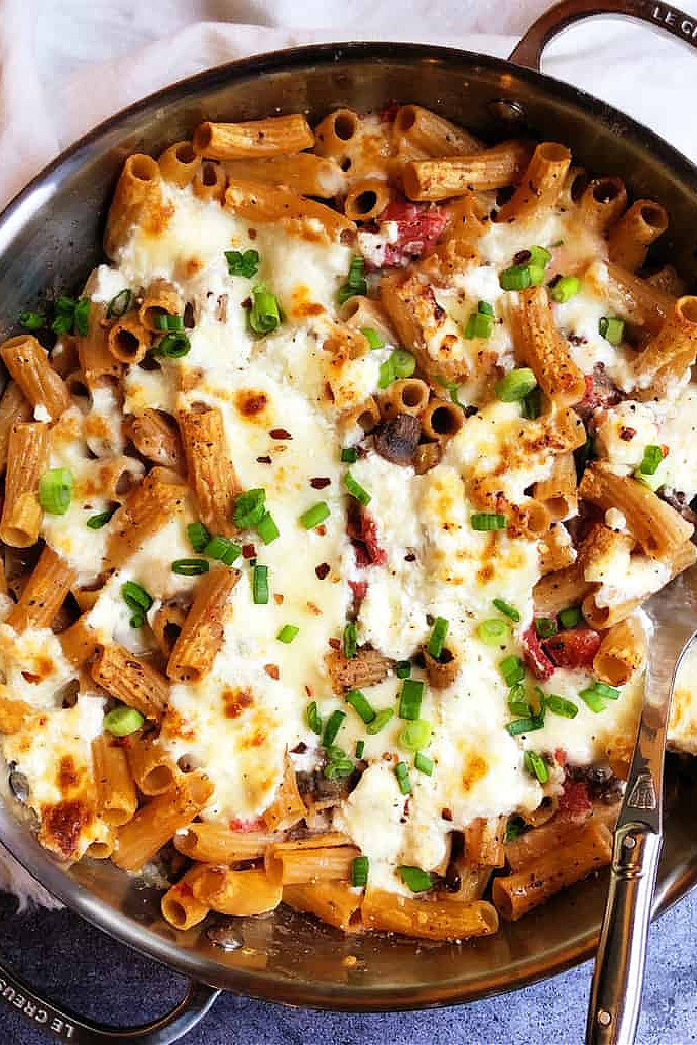 Cheese Pasta Bake Recipe Healthy Three Cheese Chicken Pasta Bake