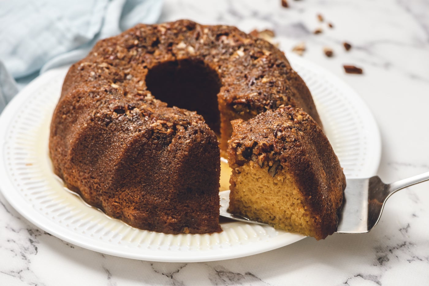 Holiday Rum Bundt Cake Recipe (Video!) - Reluctant Entertainer