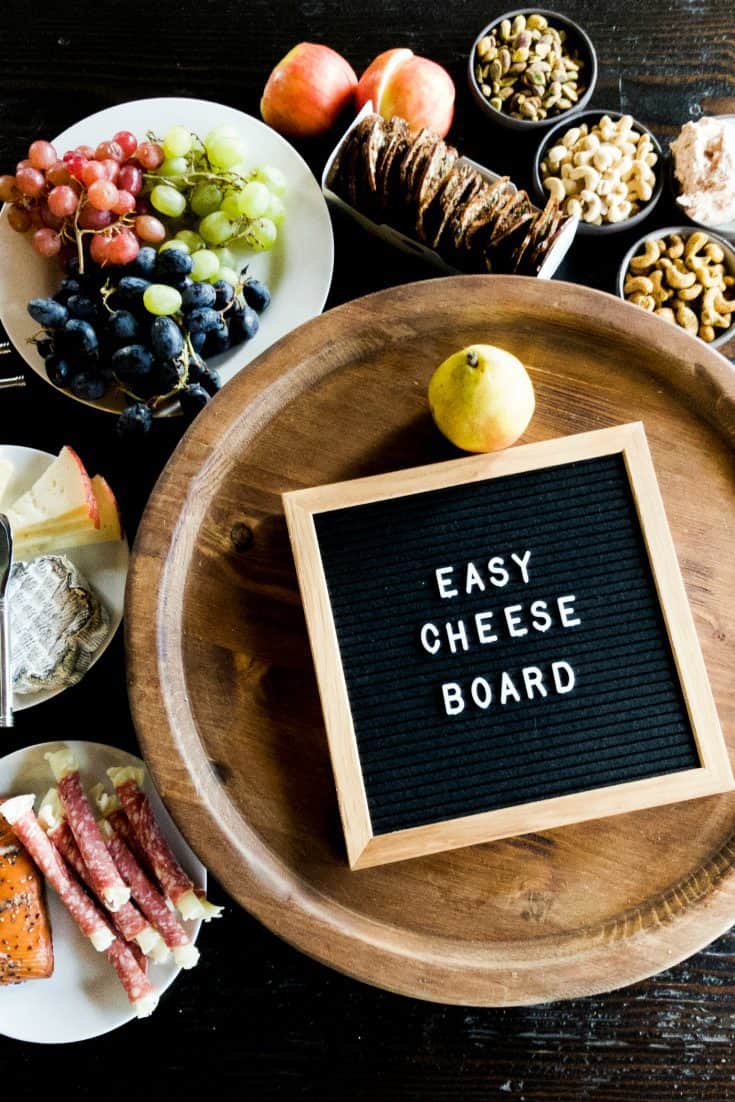 Easy Cheese Board Recipe - Reluctant Entertainer