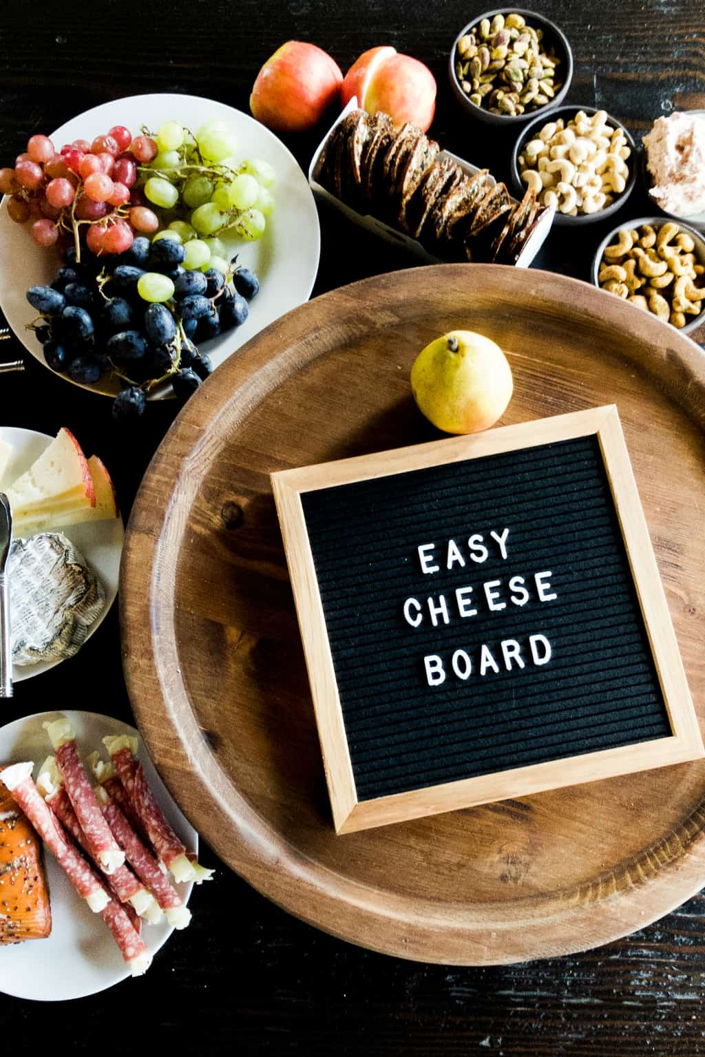 Easy Cheese Board Recipe - Reluctant Entertainer