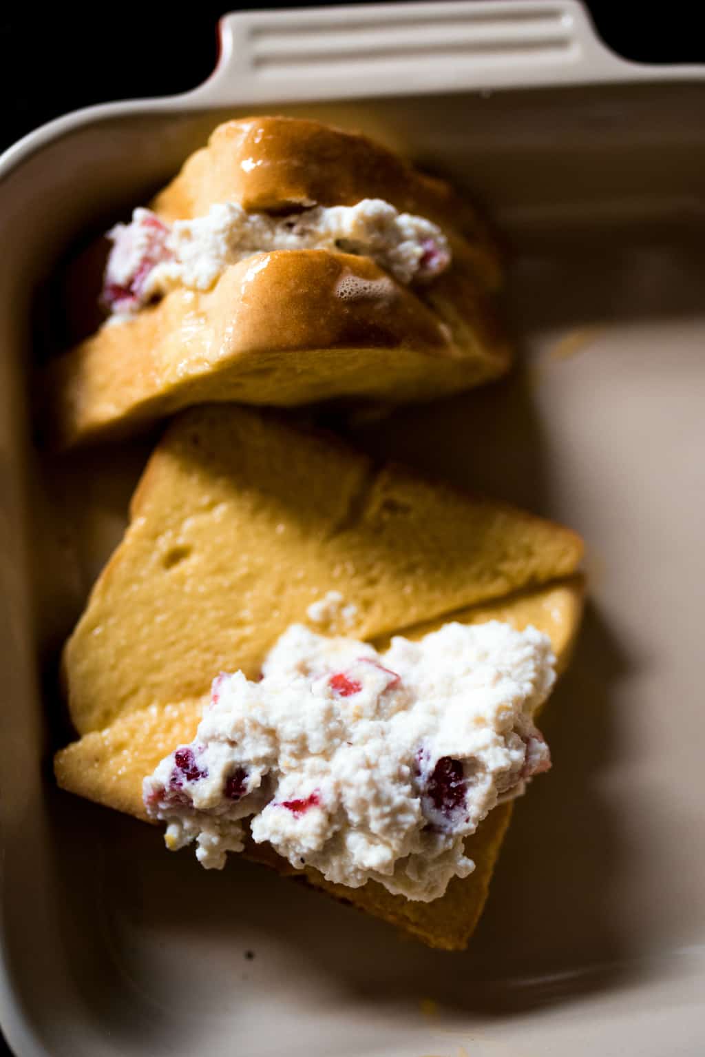 Strawberry Lemon Ricotta French Toast - Reluctant Entertainer