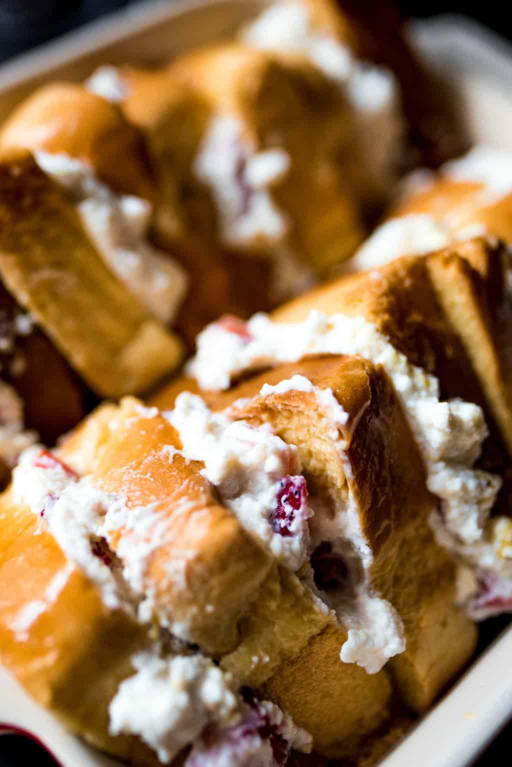 Strawberry Lemon Ricotta French Toast - Reluctant Entertainer