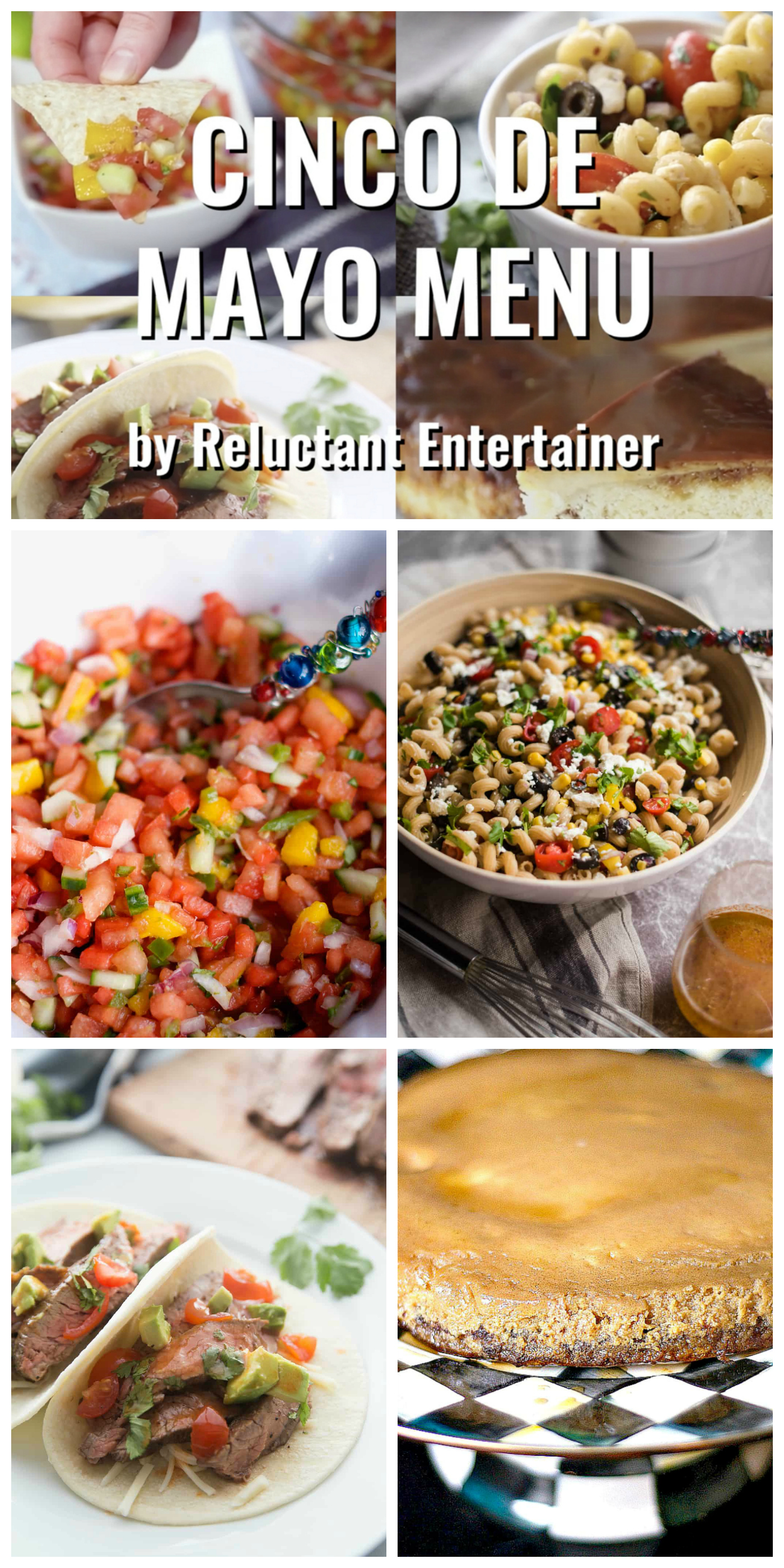 Easy Cinco de Mayo MENU - Reluctant Entertainer