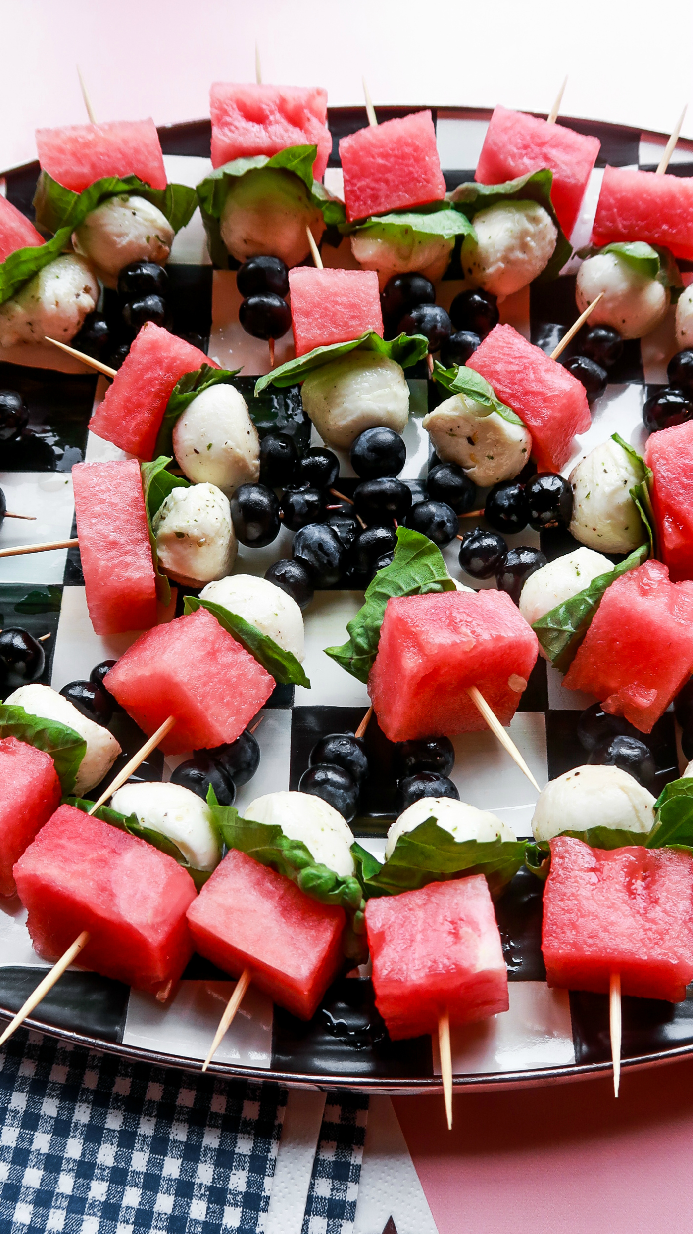 Easy Watermelon Skewers Recipe - Reluctant Entertainer