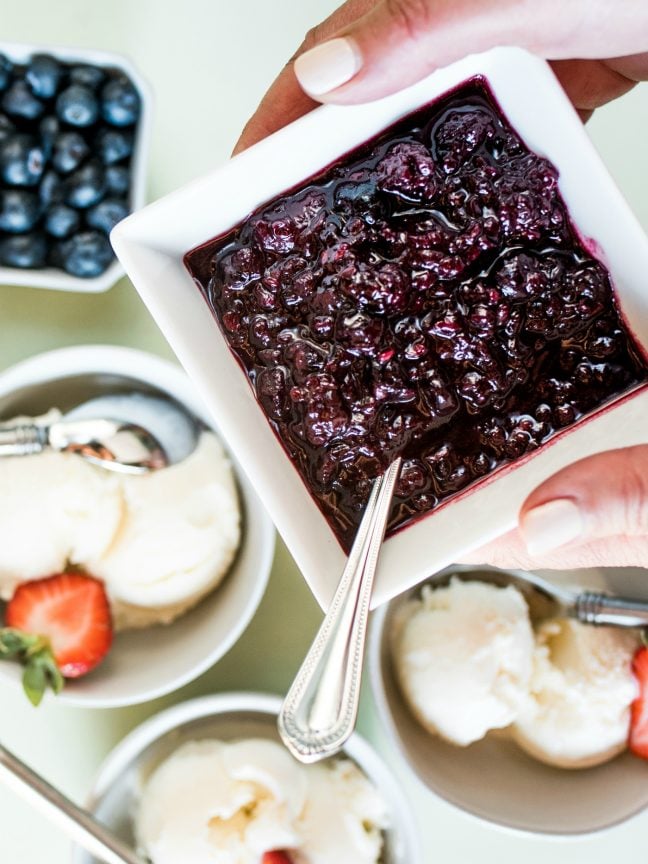 Frozen Mixed Berry Compote - Reluctant Entertainer