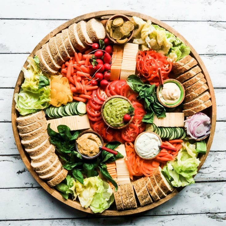 Best Veggie Sandwich Board - Reluctant Entertainer