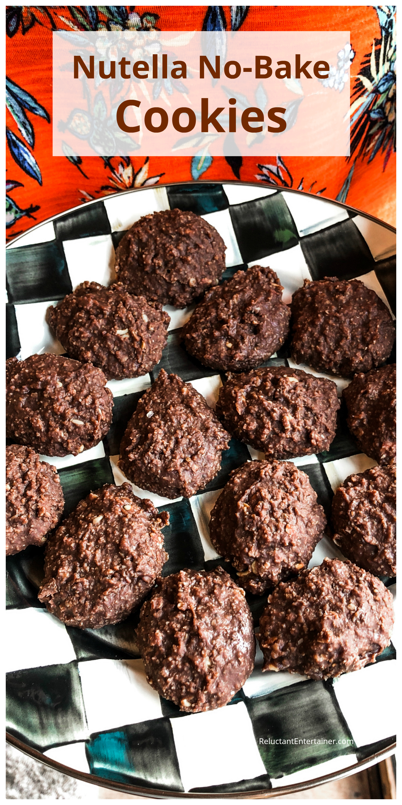 Nutella No-Bake Cookies Recipe - Reluctant Entertainer