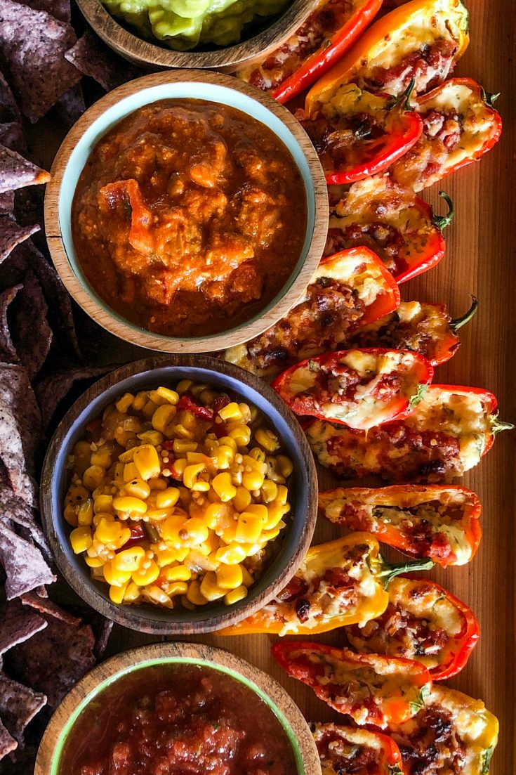 Roasted Sweet Mini Peppers - Reluctant Entertainer