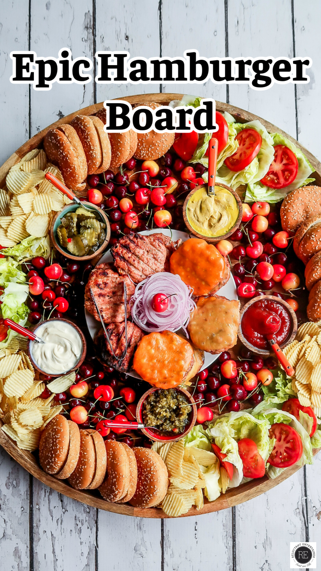 Epic Hamburger Board - Reluctant Entertainer