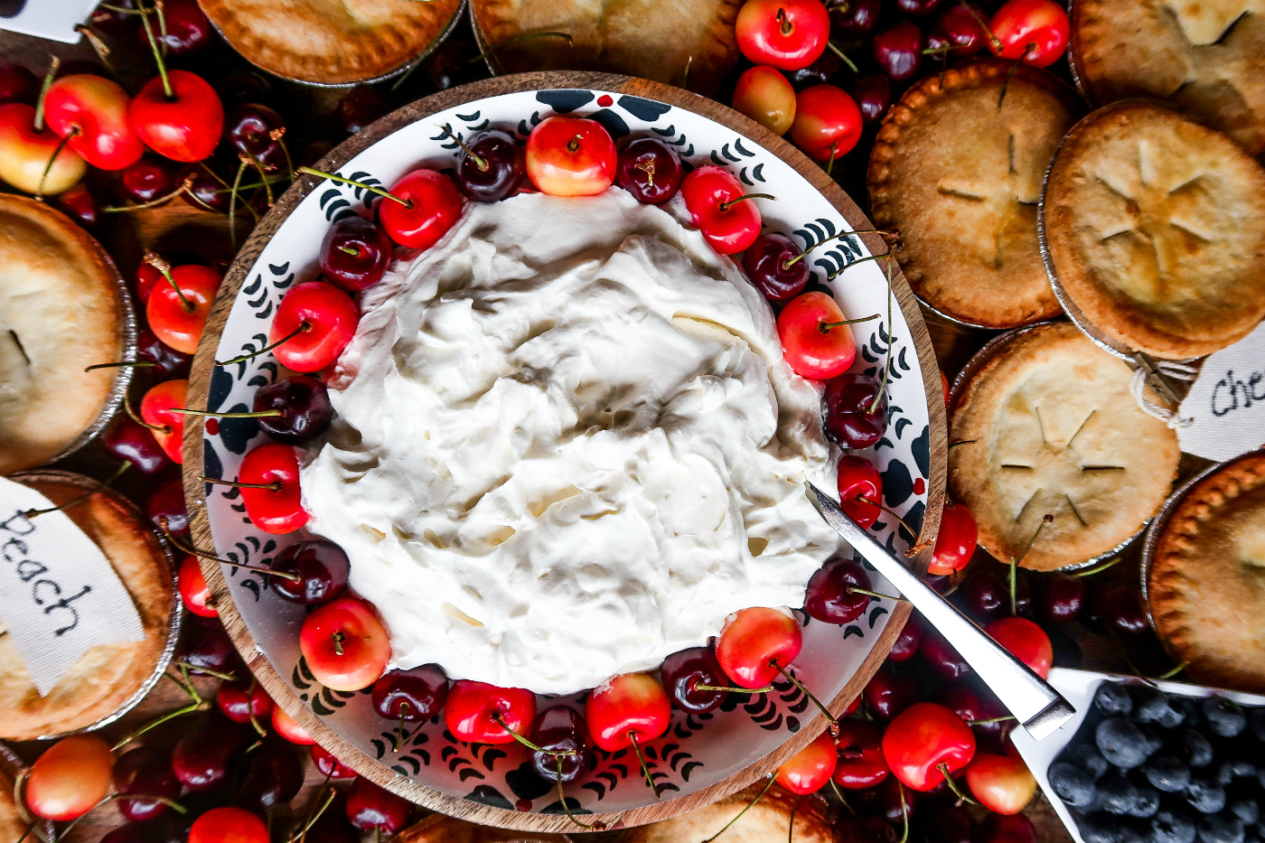 Summer Mini Pie Board - Reluctant Entertainer