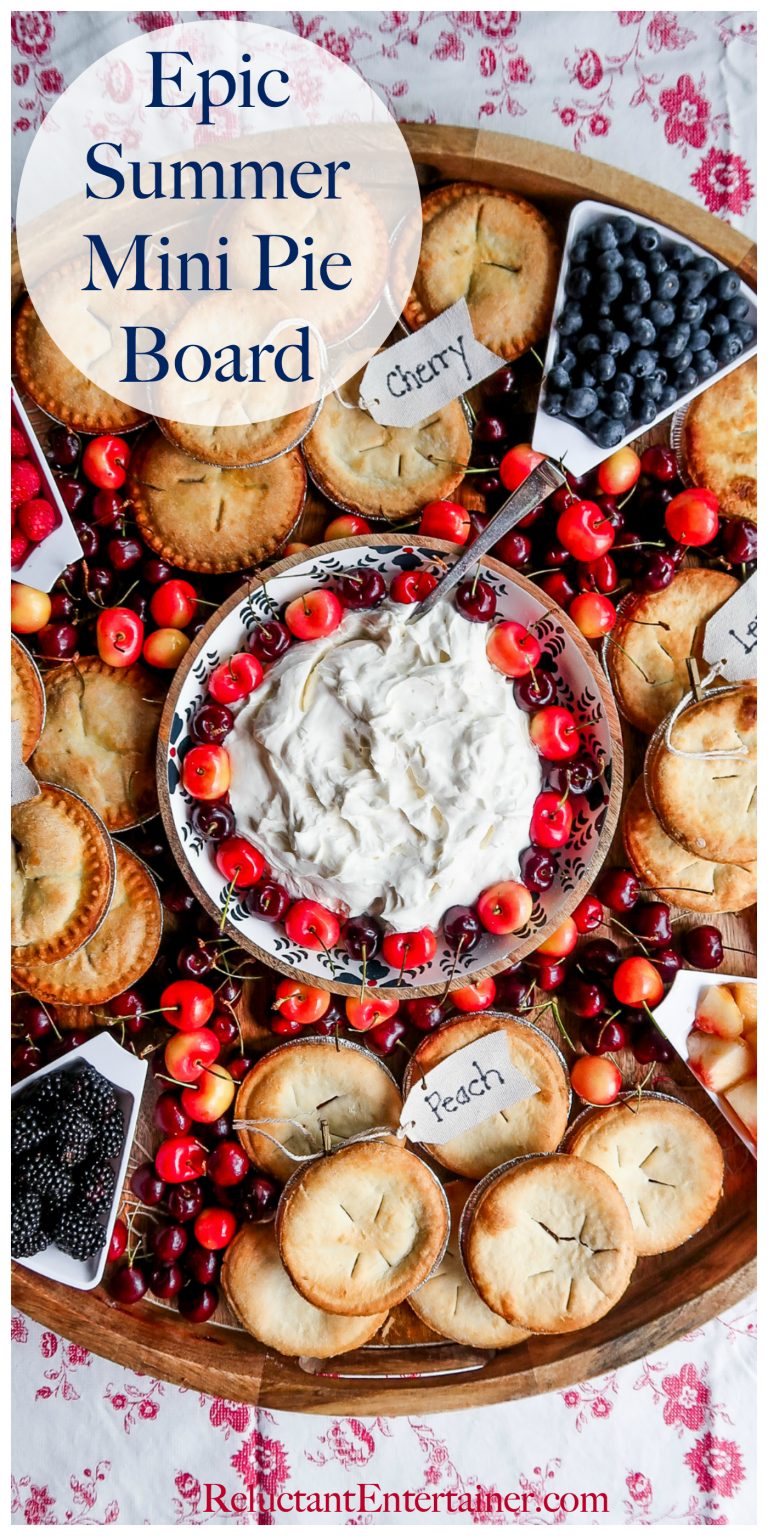Epic Summer Mini Pie Board - Reluctant Entertainer