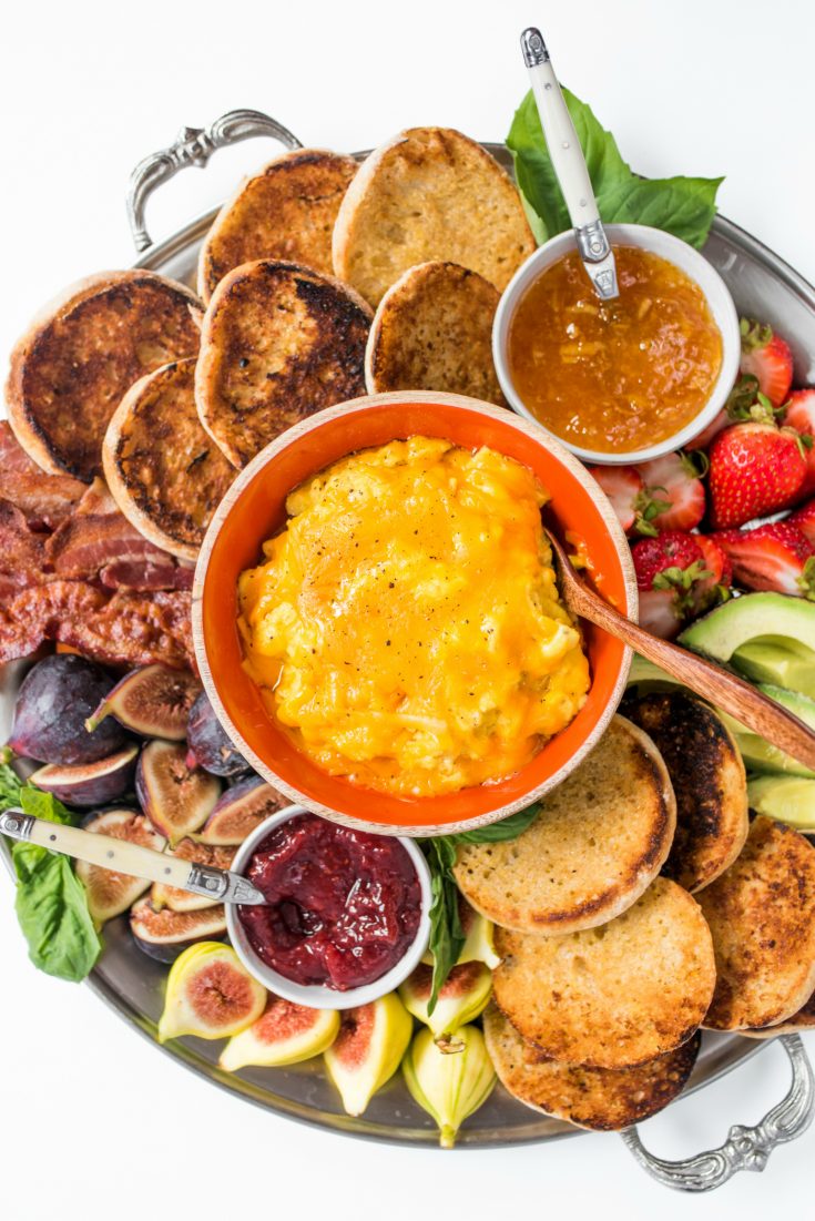 English Muffin Breakfast Board - Reluctant Entertainer