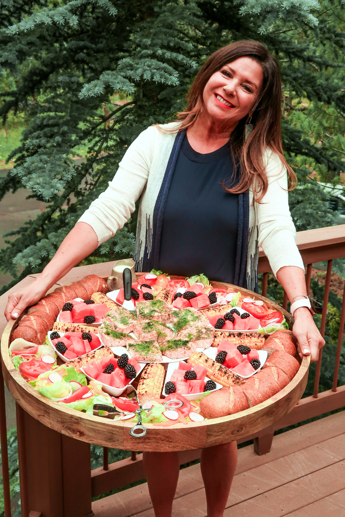 Epic Grilled Salmon Dinner Board - Reluctant Entertainer