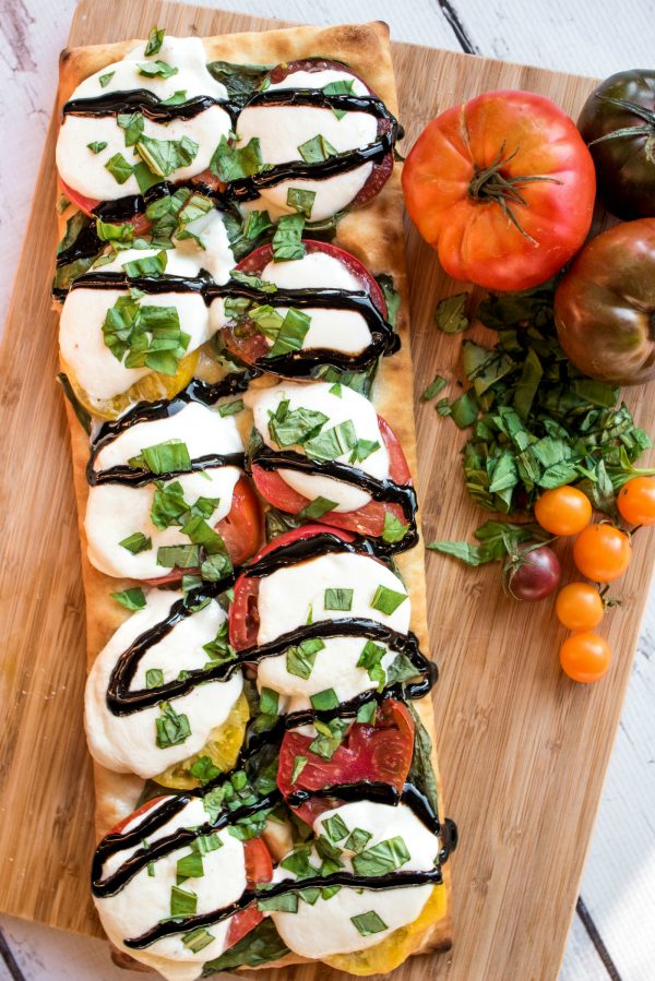 Caprese Flatbread - Reluctant Entertainer