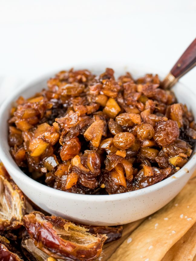 Cranberry Pear Chutney Appetizer