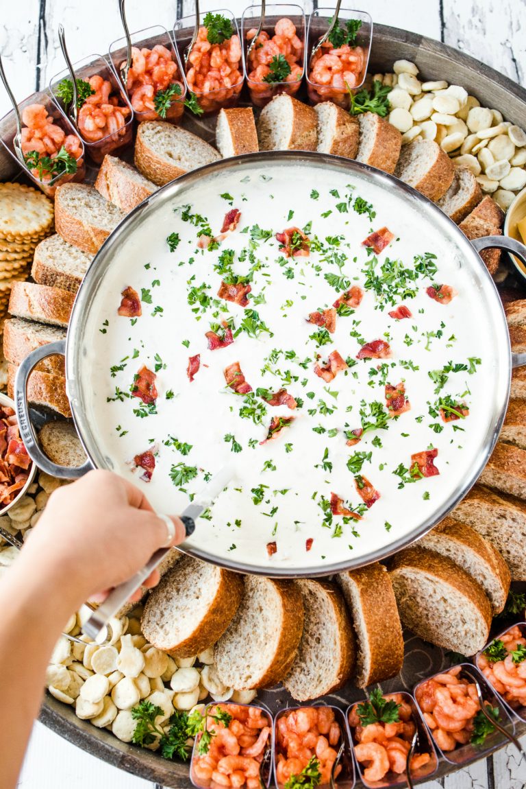 Epic Clam Chowder Dinner Board - Reluctant Entertainer