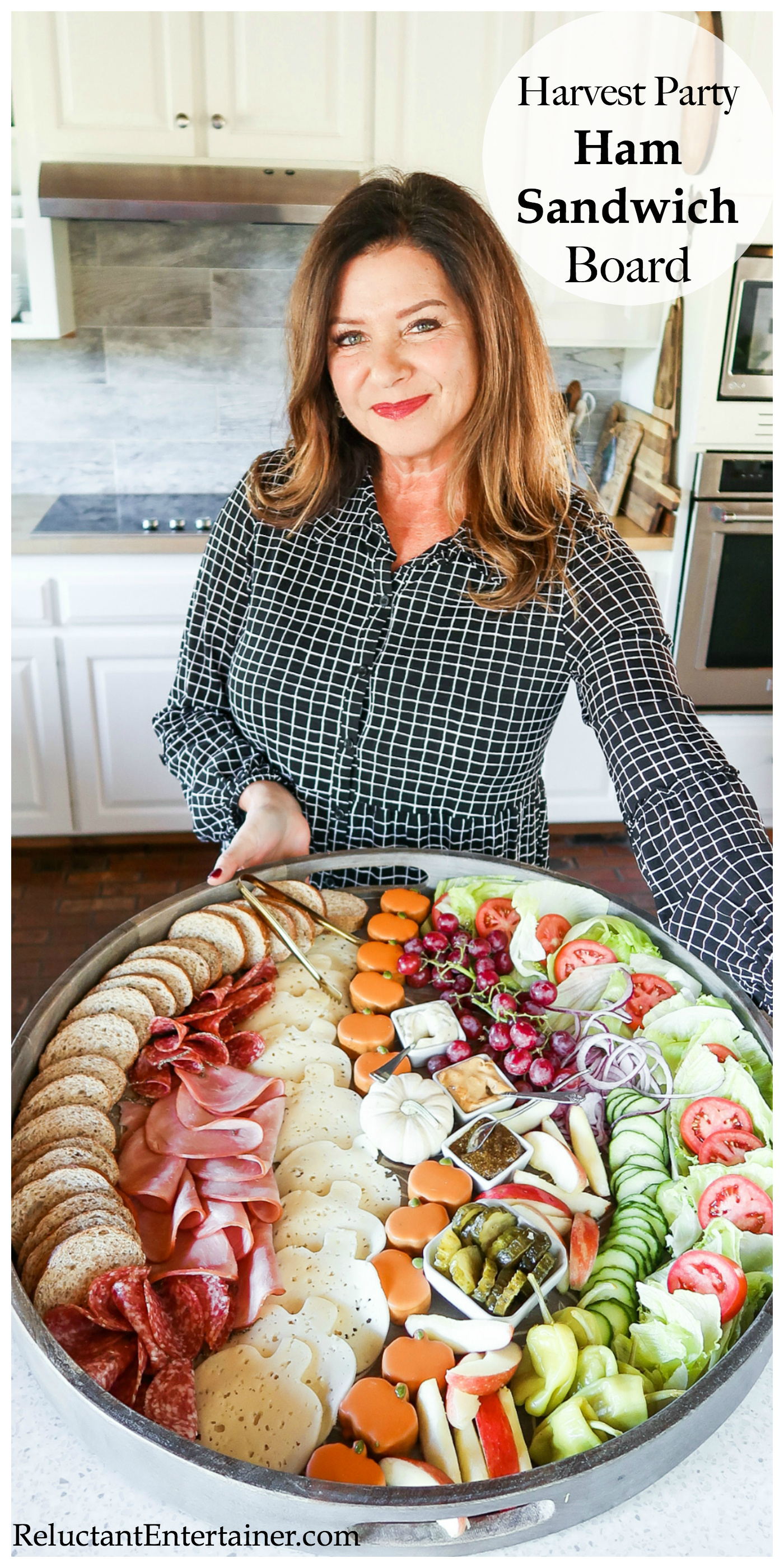 Harvest Party Ham Sandwich Board - Reluctant Entertainer