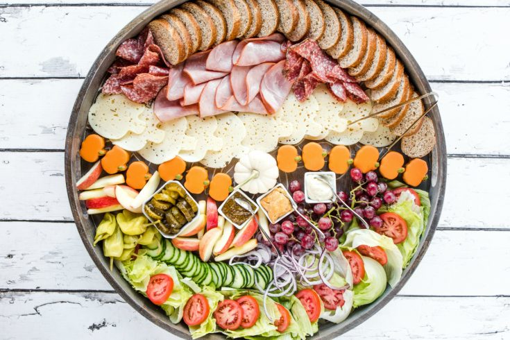 Harvest Party Ham Sandwich Board - Reluctant Entertainer