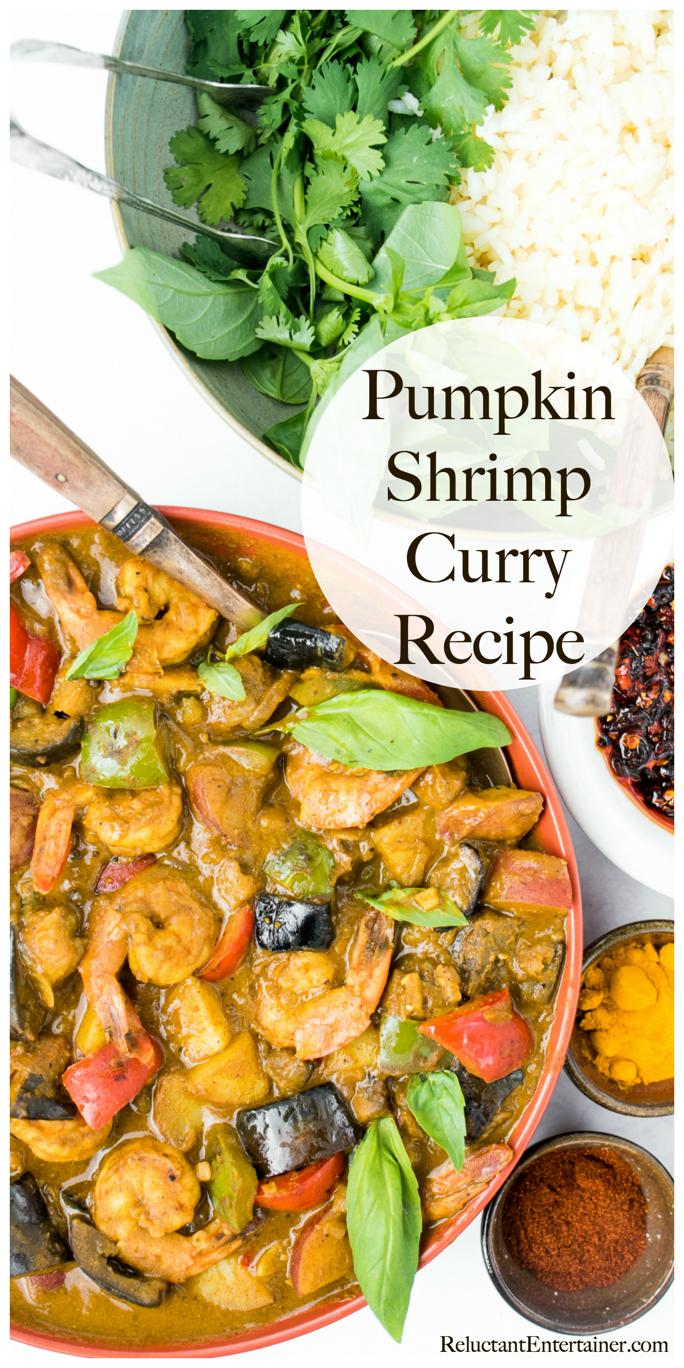 Pumpkin Shrimp Curry Recipe - Reluctant Entertainer