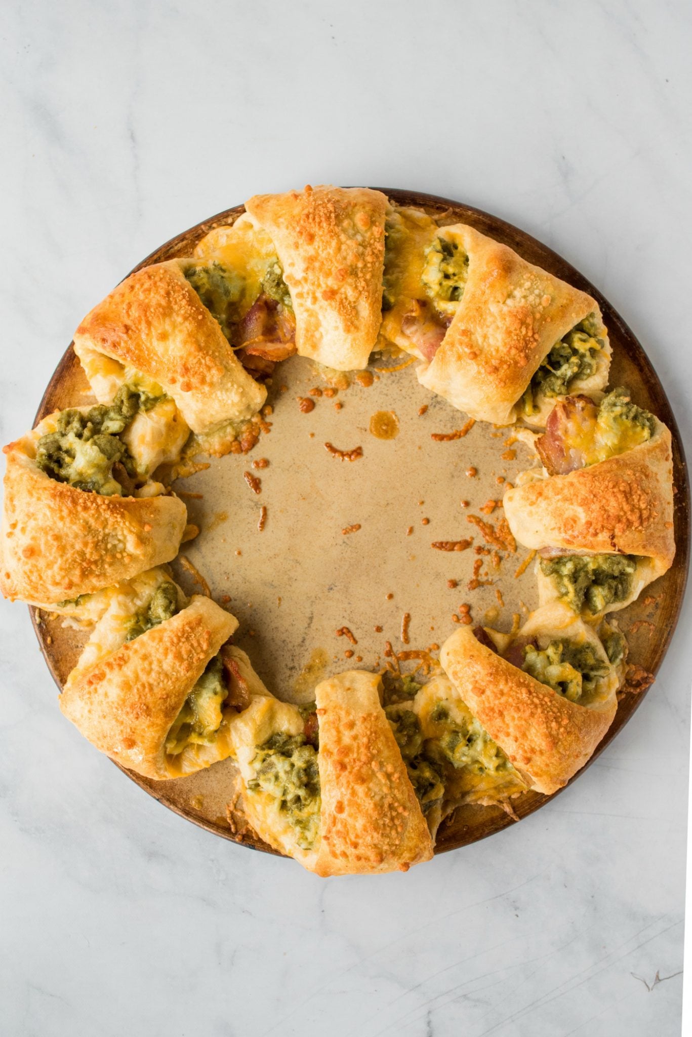 Bacon Egg and Cheese Crescent Ring - Reluctant Entertainer