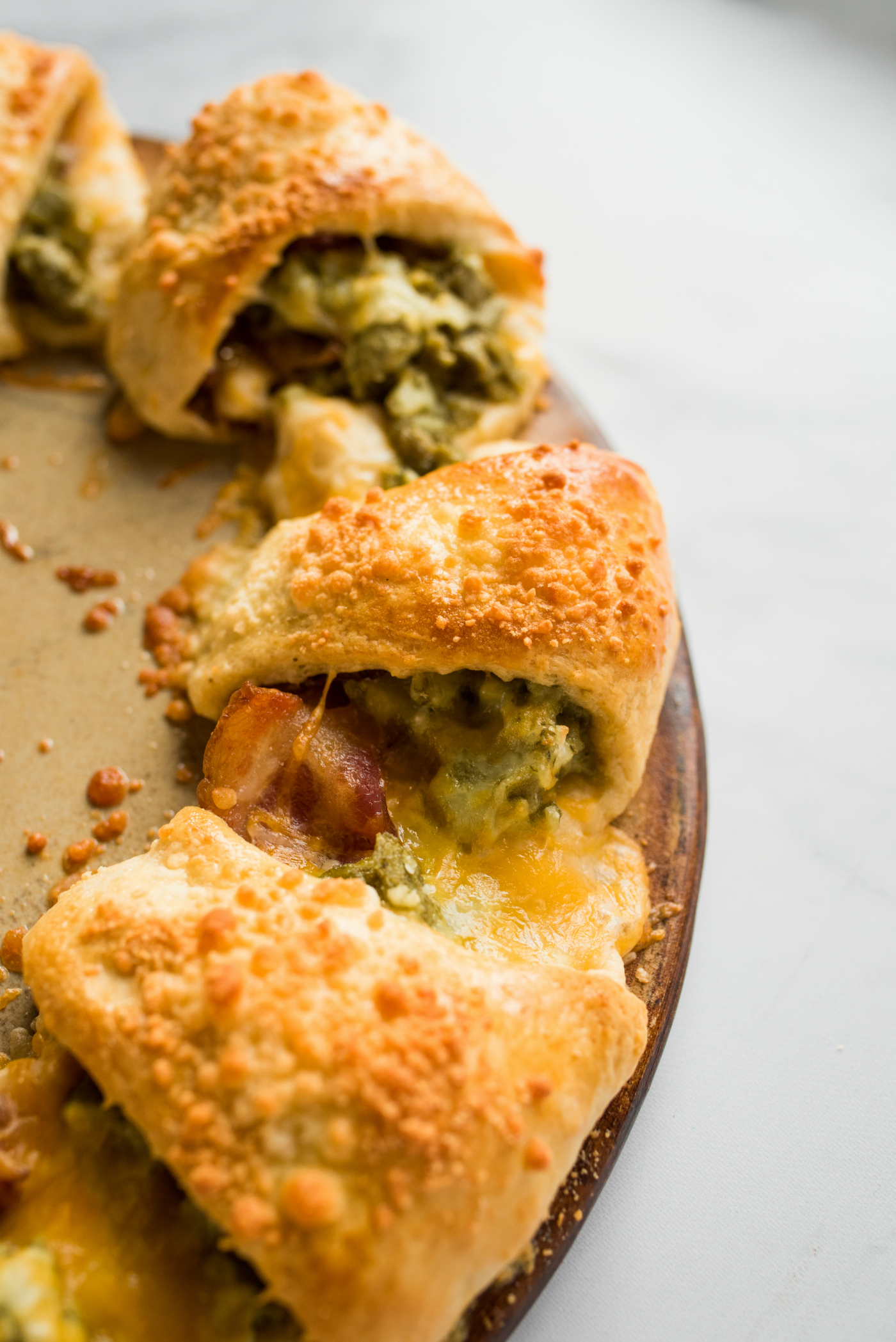 Bacon Egg and Cheese Crescent Ring - Reluctant Entertainer