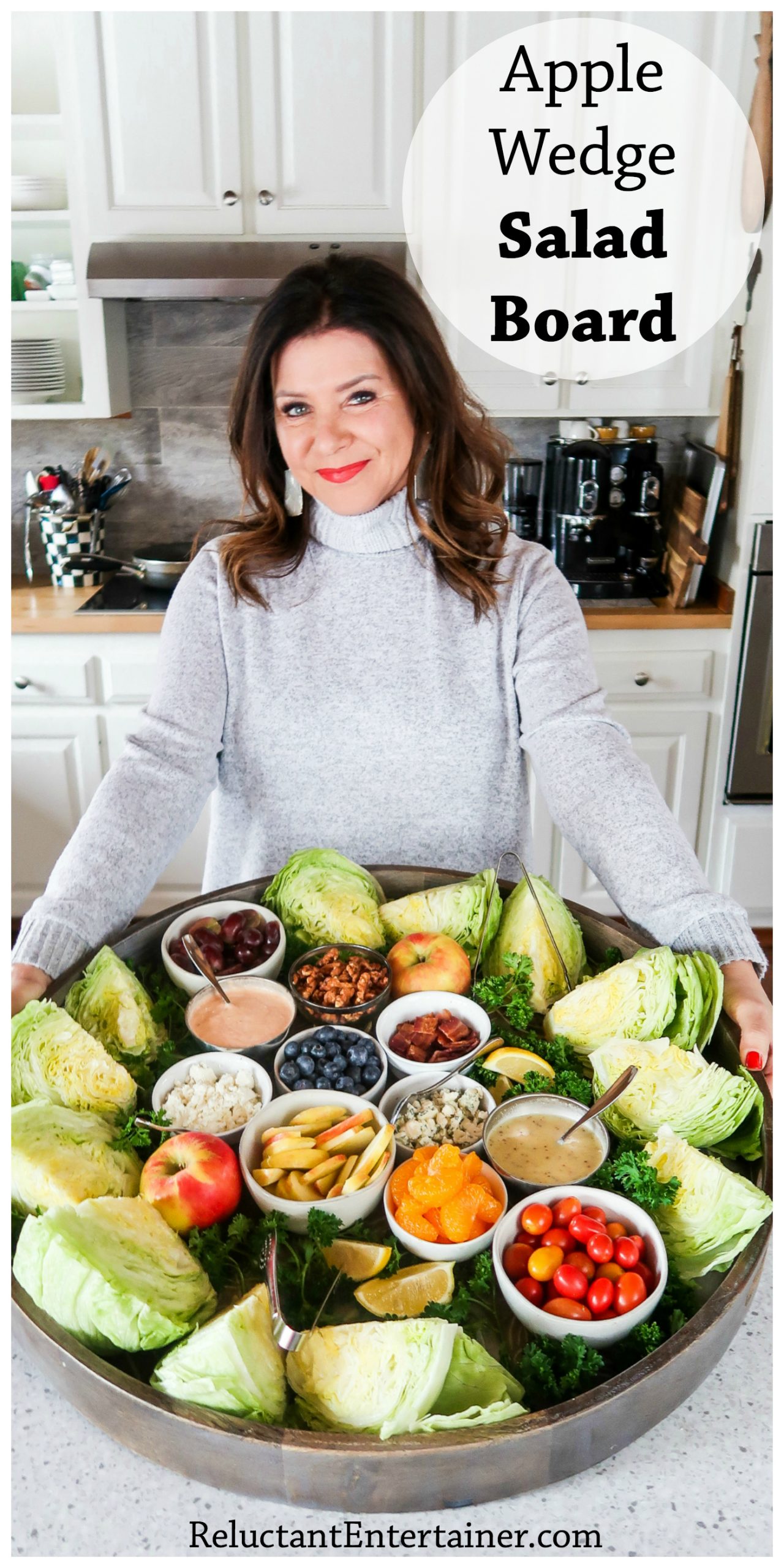 Apple Wedge Salad Board Recipe - Reluctant Entertainer